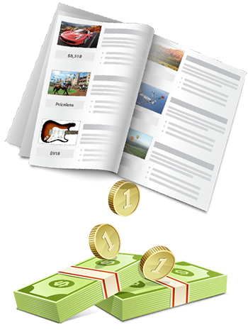 Charity Auction Catalog Template