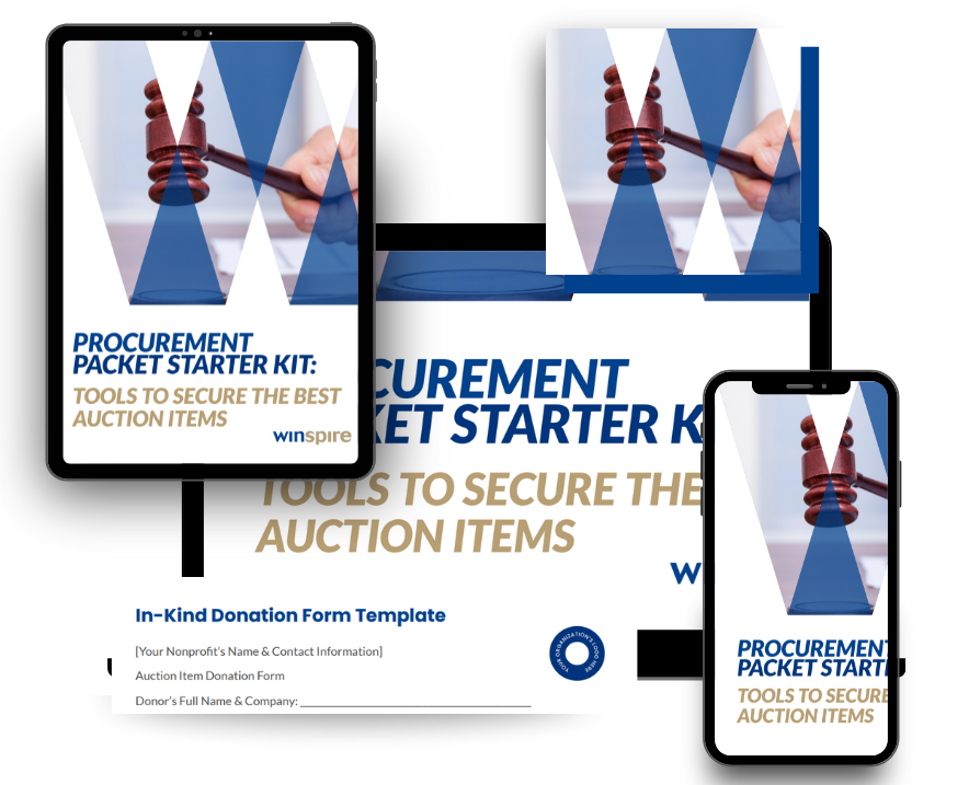 Auction Item Procurement Form & Letter Download | Winspire
